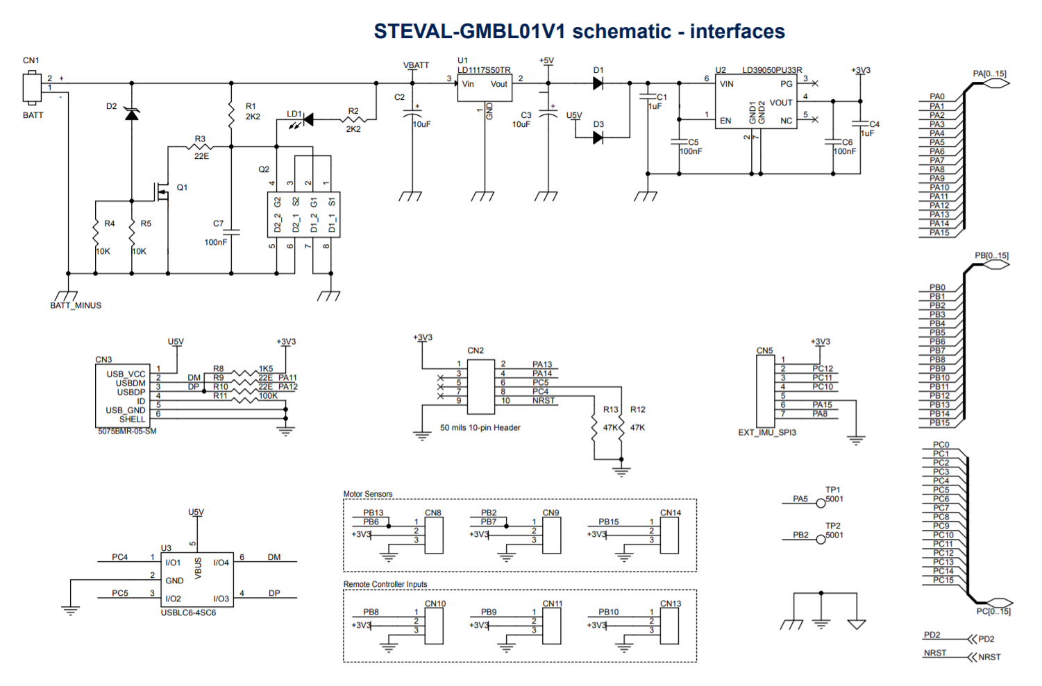 STEVAL-GMBL02V1: Gimbal Controller for Drones and Handheld Applications
